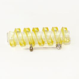 Vintage Art Deco translucent twisted “cord” abstract Bakeli